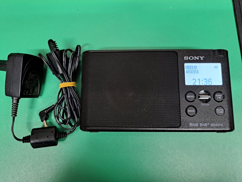 Sony XDR-S41D Digitalradio (DAB+, FM, RDS, Wecker) Schwarz (Gebraucht ...