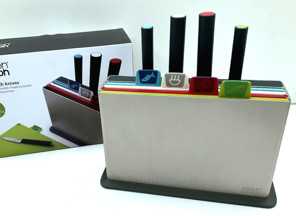 Joseph Joseph Schneidbretter/Messerblock/Messer 3 in 1 NEU!! (Neu und ...