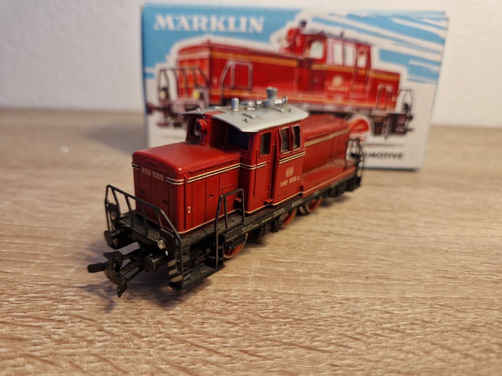 Märklin 3064 Rangierlok V60 1009 DB H0 (Gebraucht) in St-Aubin-Sauges ...