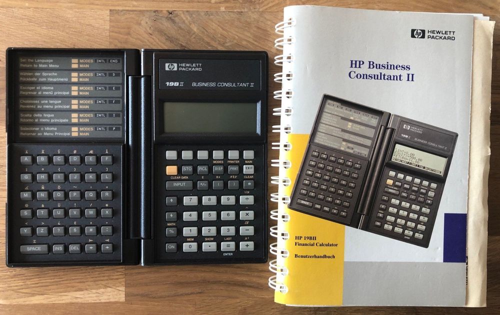 Rechner HP 19B II - Business Consultant II mit Handbuch (Gebraucht) in ...