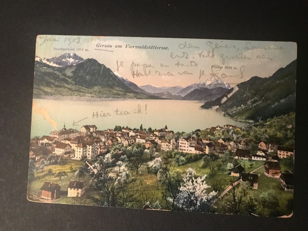 PK Antike Postkarte von Gersau am Vierwaldstättersee | Kaufen auf Ricardo