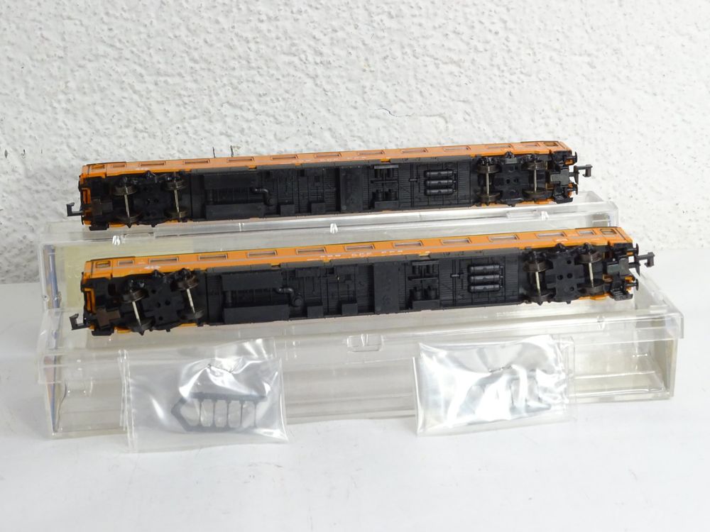 Roco 2 x 2261D Personenwagen SBB, Orange,Spur N, OVP (19) (Gebraucht ...