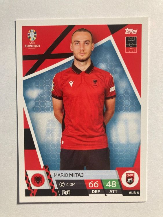 Match Attax Euro 2024 Mario Mitaj (ALB 6) Karte | Kaufen auf Ricardo