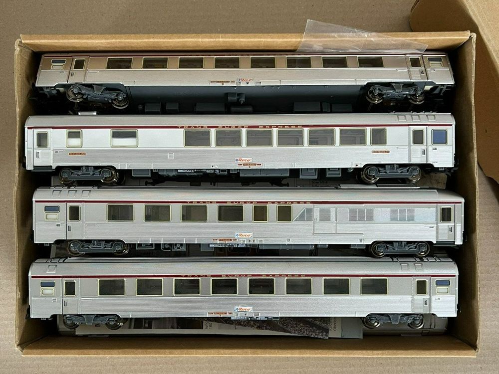 8x Roco Wagons Trans Europe Express Silber (Gebraucht) in für CHF 100 ...