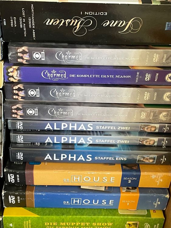 DVD Sammlung Serien / Staffeln Charmed Dr. House Alpha usw. (Gebraucht ...