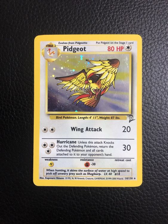 2000 Base Set 2 Pidgeot Holo 14/130 NM Ab 1 (Gebraucht) in Paradiso für ...