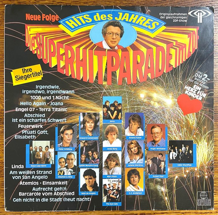 Hits des Jahres Die Superhitparade im ZDF - Schallplatte LP (Gebraucht ...
