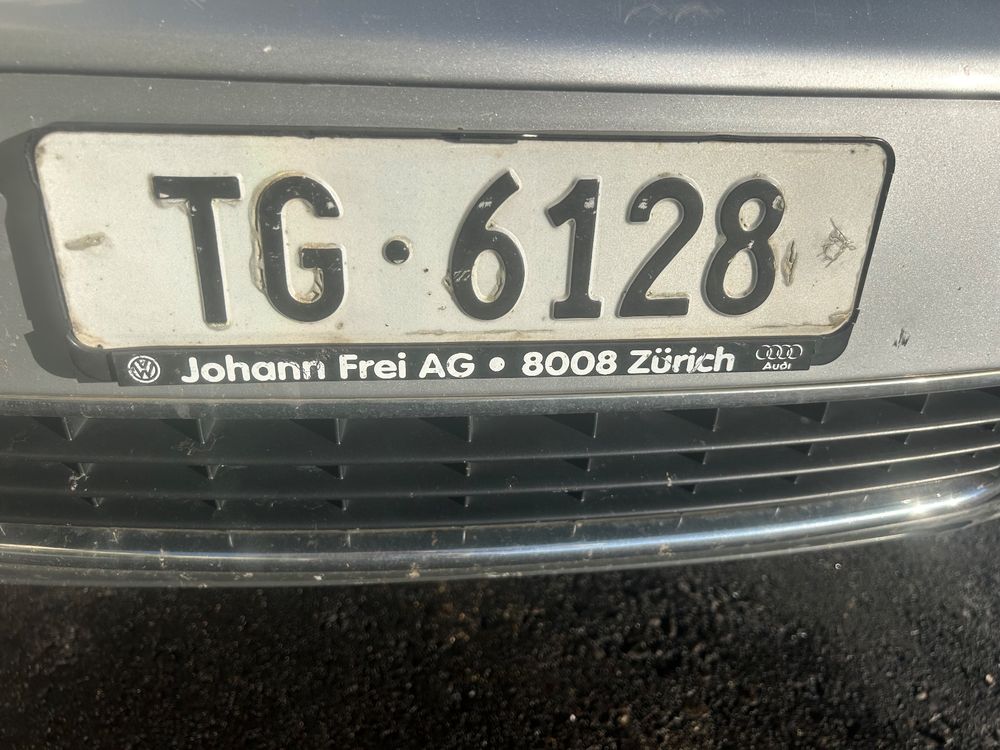 Auto Kontrollschild Kanton TG (Gebraucht) in Nidau für CHF 2200 – nur ...