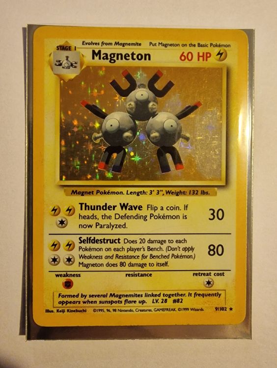 Magneton Base Set 1999 Unlimited Pokemon Card EN | Kaufen auf Ricardo