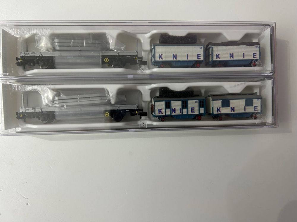 FLEISCHMANN 825753 2-TLG. SET: „CIRCUS KNIE“, SBB N (Neu und ...