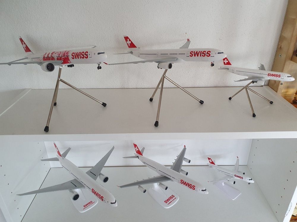 Swiss Flotte (6 Flugzeugmodelle) (Neu (gemäss Beschreibung)) in Wildegg ...