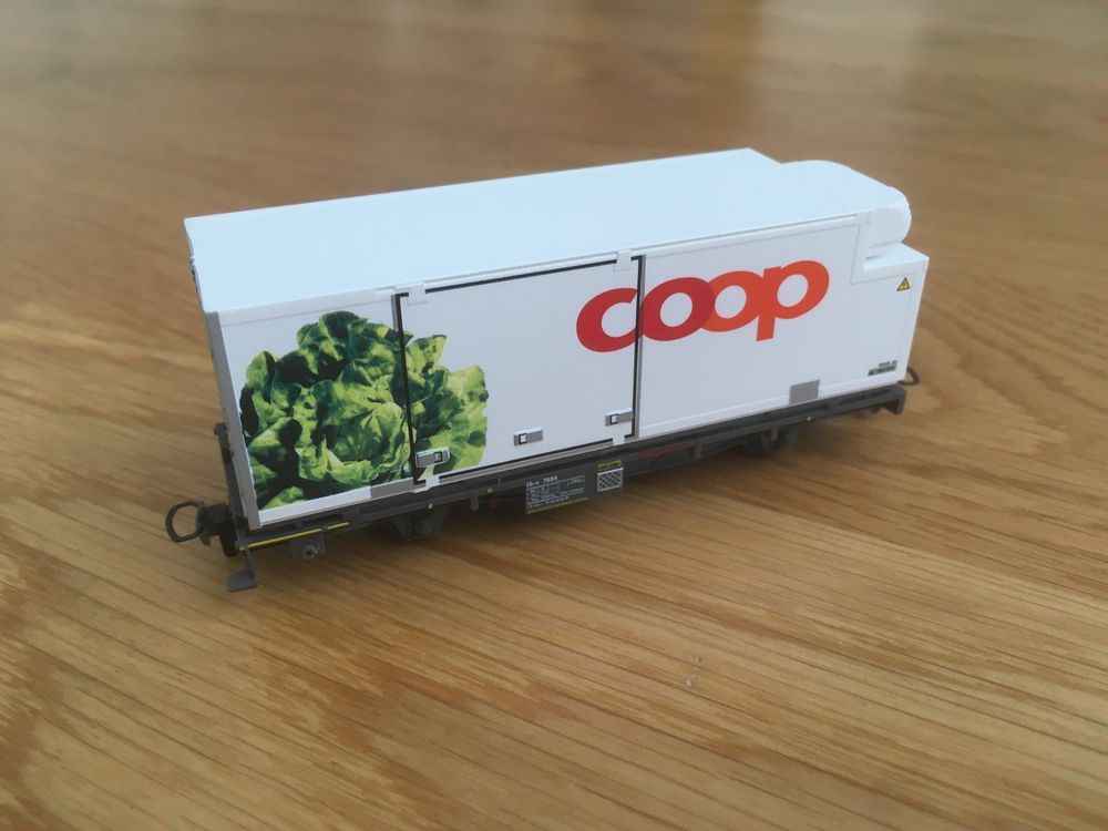 Bemo RhB Lb-v 7884 Coop Container Salat aus 7469 110 Set | Kaufen auf Ricardo