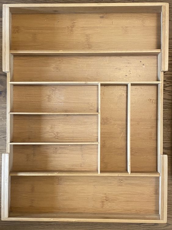 Besteckkasten Bambus ausziehbar von Zeller | Kaufen auf Ricardo