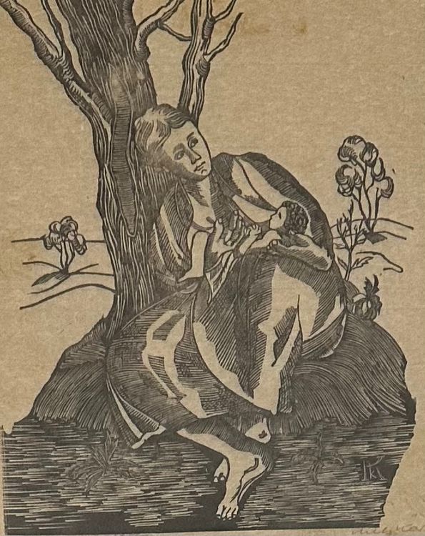 Karl Krebs (1880-1914) Holzschnitt Unl Sig | Kaufen auf Ricardo