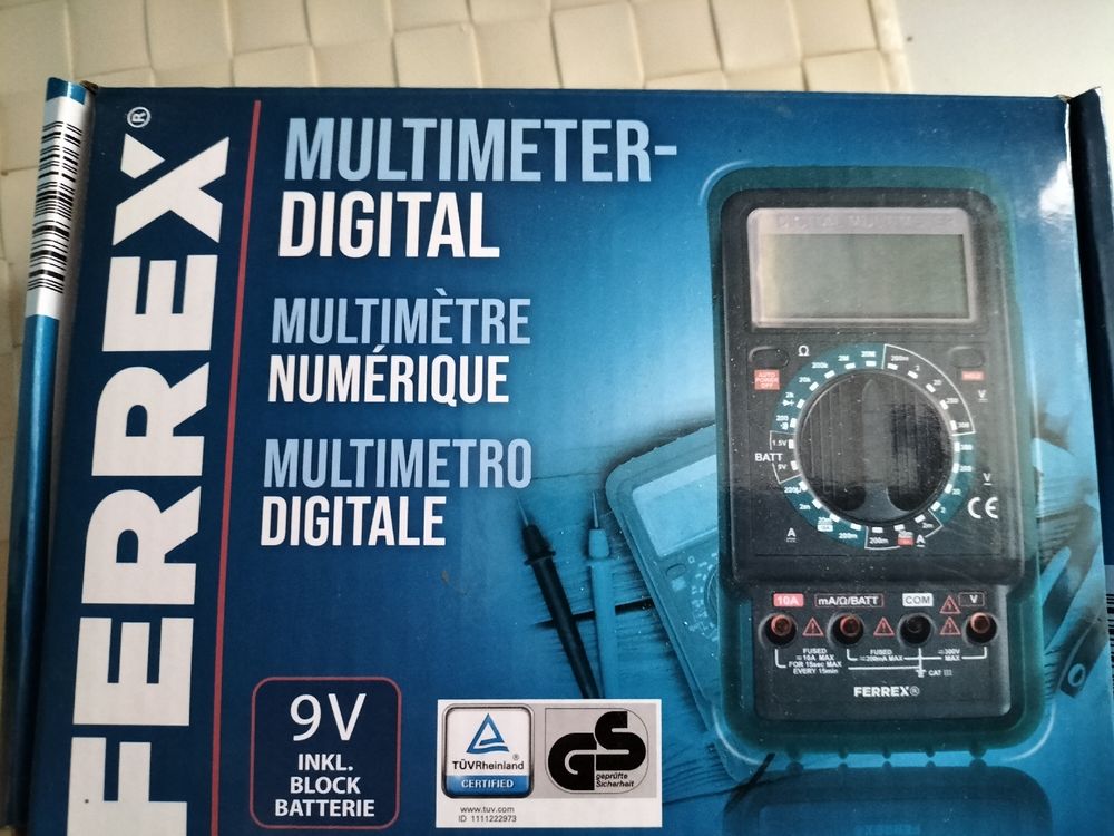 Multimeter-digital FERREX NEUF ! (Neu (gemäss Beschreibung)) in Düdingen für CHF 12 – mit ...