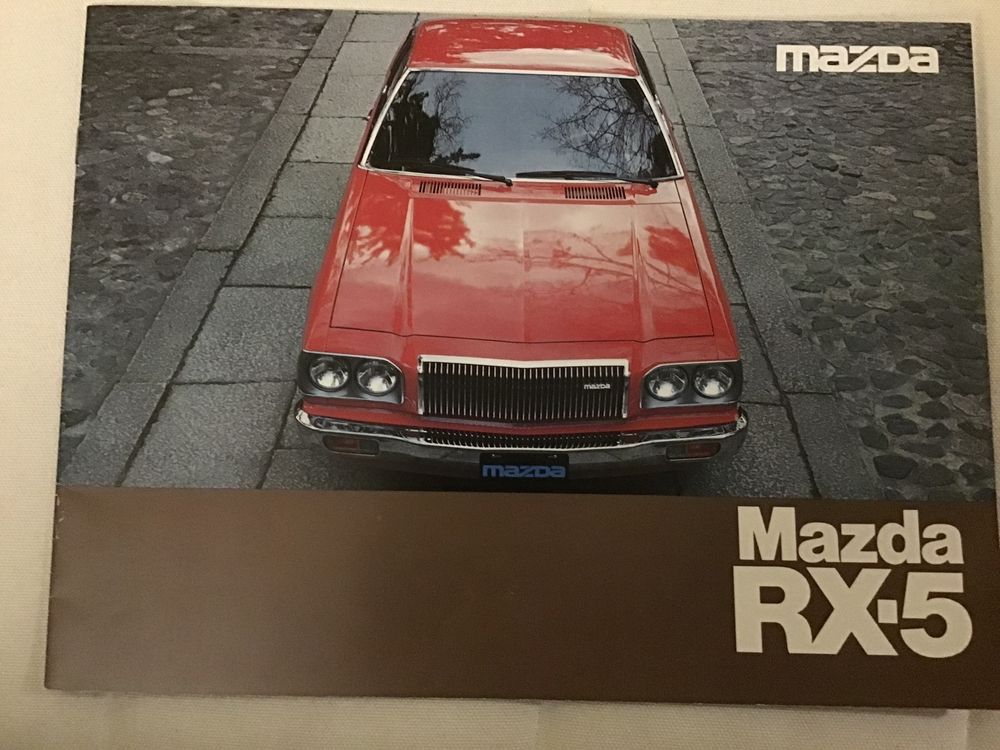 Mazda RX5 Verkaufsprospekt 16 Seiten August 1976 (Gebraucht) in Scherzingen für CHF 24 – mit ...