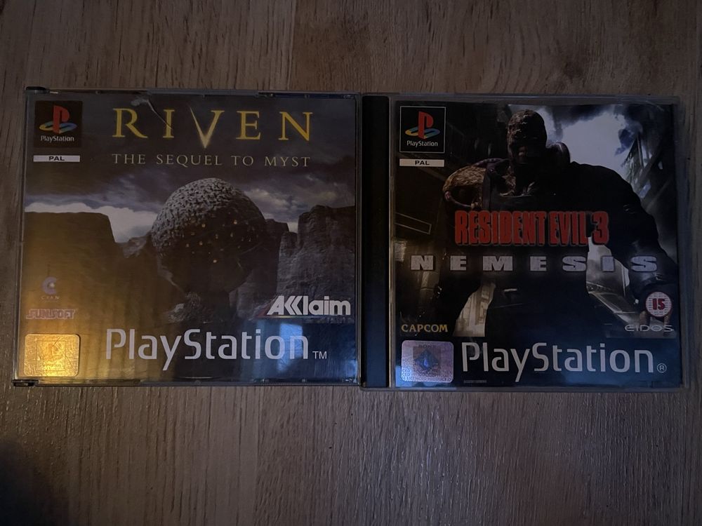 Playstation 1 spiele riven/ residen evil 3 (Gebraucht) in Münsingen für ...