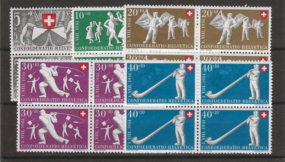 1951 : PP Serie im VB ** - KP 120.- (Neu (gemäss Beschreibung)) in für CHF 5 – mit Lieferung auf ...