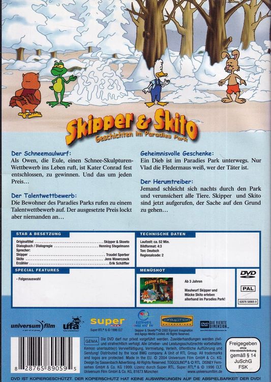 Skipper & Skito 3 [DVD] (Gebraucht) in Bitsch für CHF 14.9 – mit ...