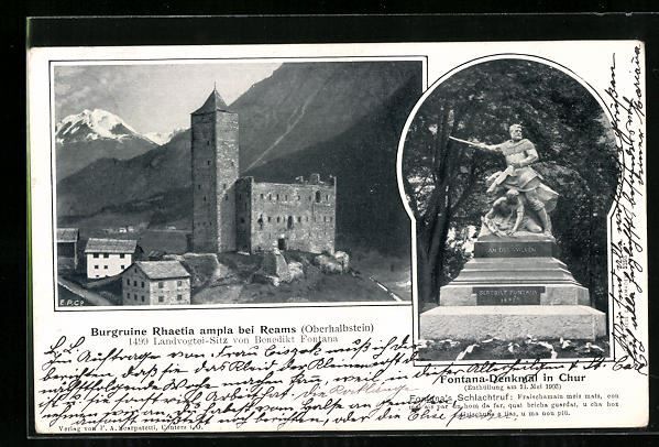 Reams, Burgruine Rhaetia ampla, Fontana- (Antik) in Berlin für CHF 7 ...