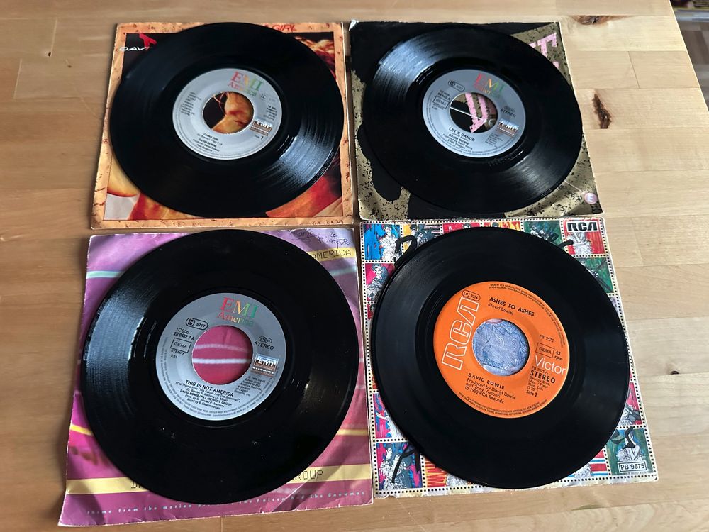 DAVID BOWIE tolle Singels 1980-1986 Kult Top Hit Let's dance (Gebraucht ...