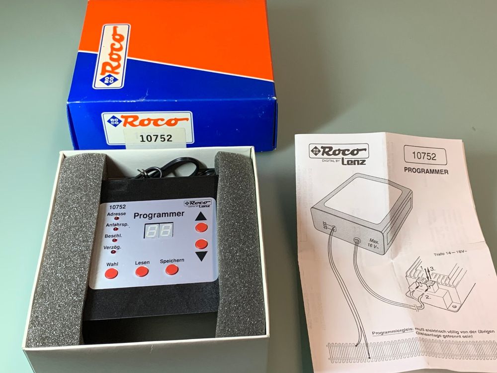 ROCO LENZ PROGRAMMER zum Auslesen-Programmieren DCC Dekoder | Kaufen auf Ricardo