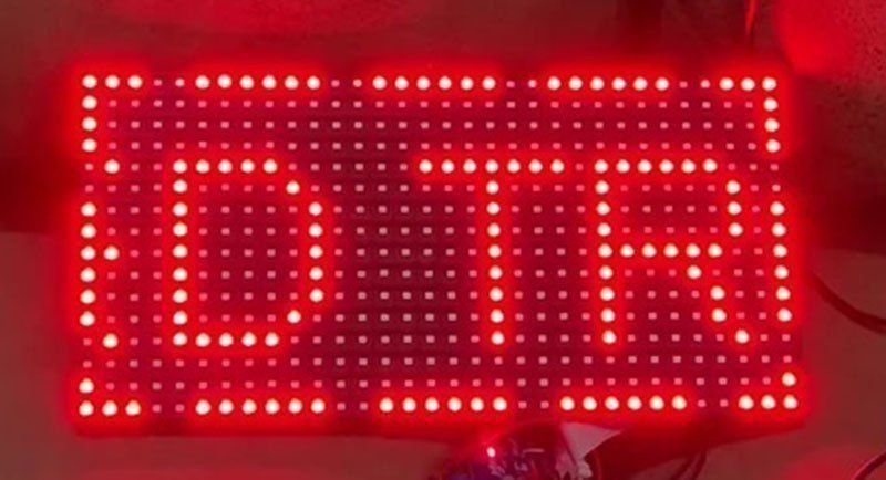 LED Dot Matrix Display 32x16 für Arduino, ESP8266, ESP32 (Neu (gemäss ...