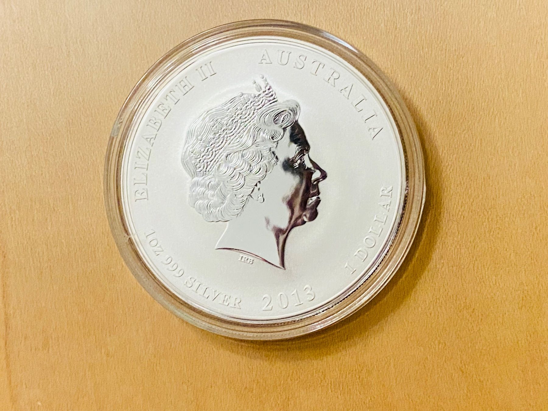 ⭐️ 1 unze Schlange 2013 Color - Australien Silber Münze (Neu und ...