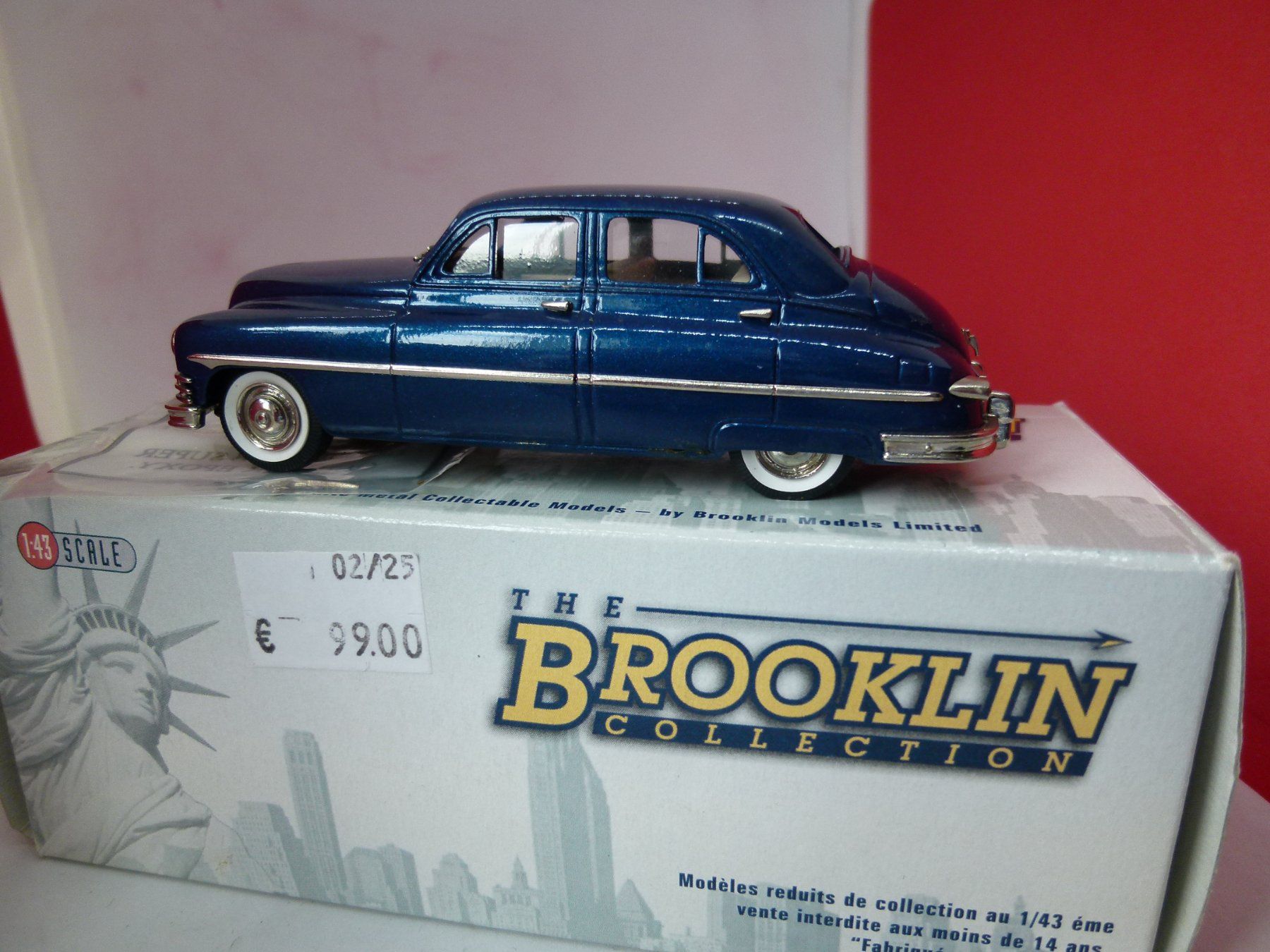 BROOKLIN - Packard DeLuxe Eight 1950 - blu - NEW - BRK 119 (Neu (gemäss ...
