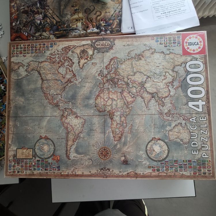 Antike Weltkarte 4000 Teile | Kaufen auf Ricardo