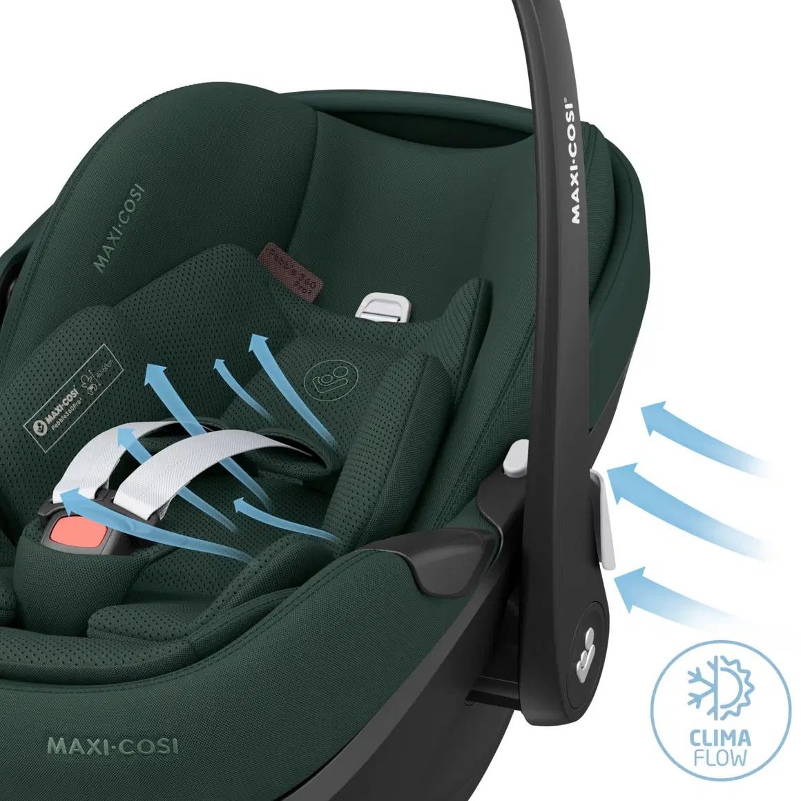 Maxi-Cosi Pebble 360 Pro Baby Car Seat + YOYO Adapters (Gebraucht) in ...