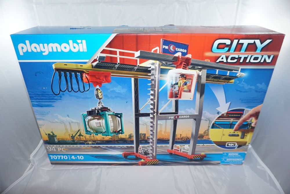 PLAYMOBIL City Action 70770 Elektr. Portalkran - Retour | Acheter sur ...