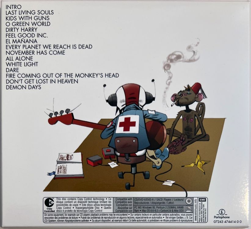 Gorillaz – Demon Days CD + DVD Limited Edition (Gebraucht) in Martigny ...