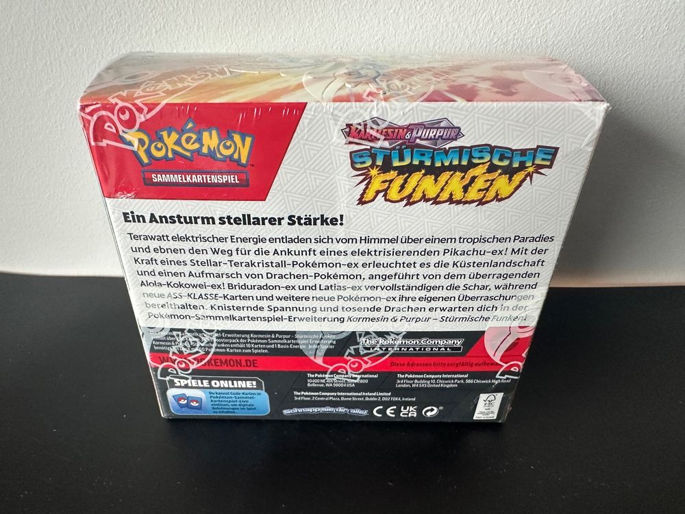 Pokemon / Stürmische Funken Display / OVP / Deutsch (Neu (gemäss ...