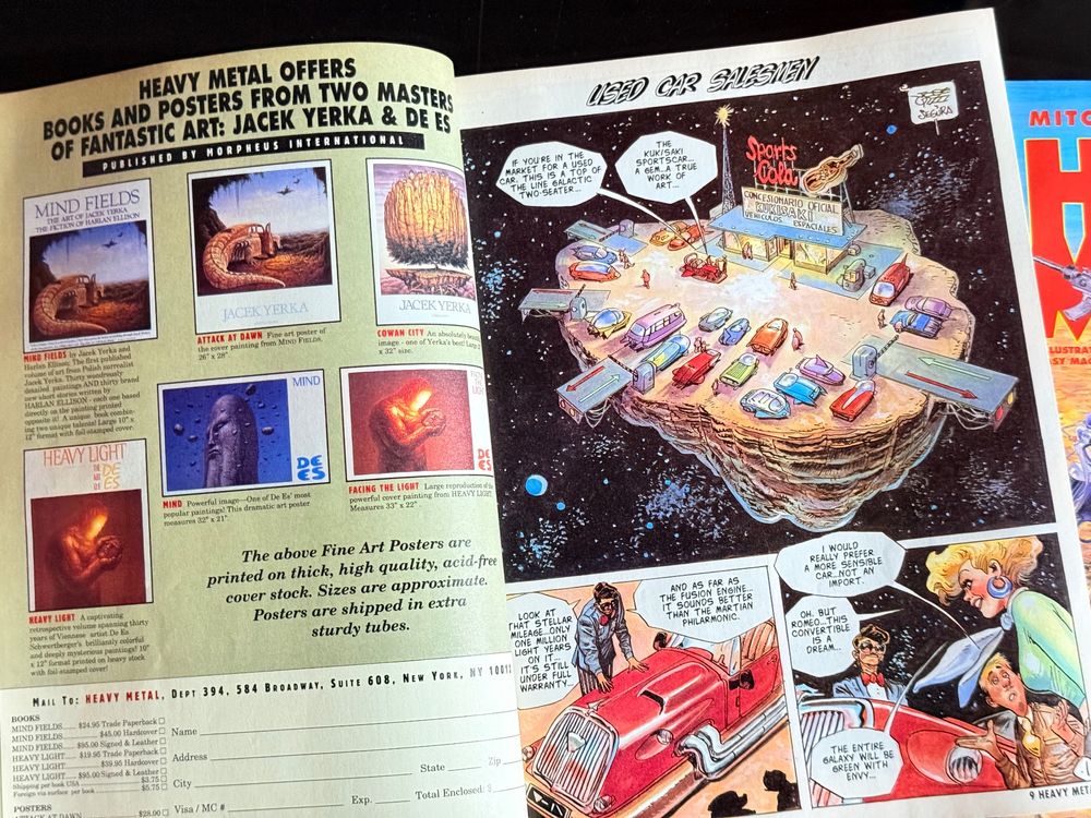 Heavy Metal Magazine Konvolut, 3 Peaces! English! (Gebraucht) in ...