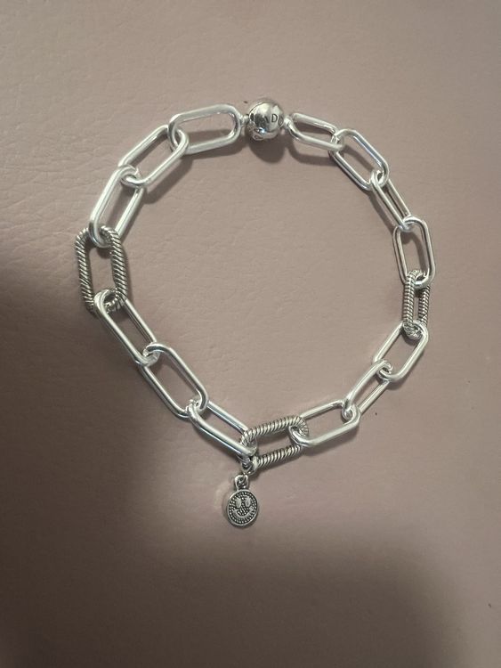 Armkette Pandora mir Charm Smiley Neu Silber 925 (Neu (gemäss ...