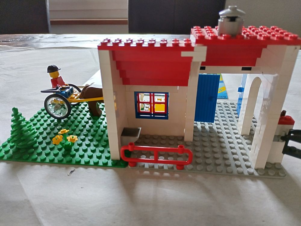 6355 Lego Legoland Pferderennstall mit Anleitung (Gebraucht) in ...