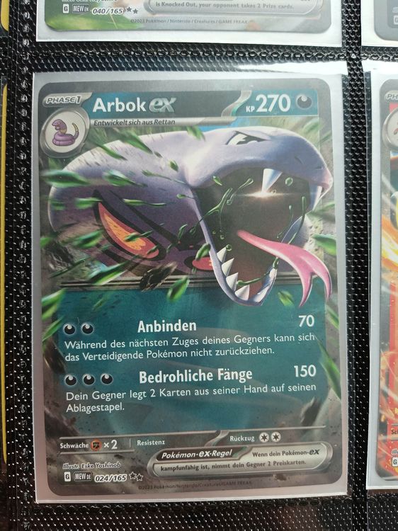 Arbok ex DEUTSCH - Pokemon 151 | Kaufen auf Ricardo