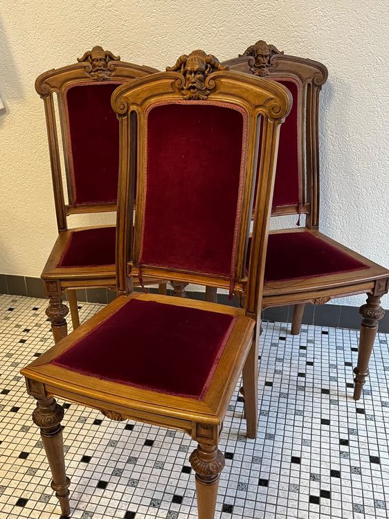 Chaises anciennes (Gebraucht) in La Chaux-de-Fonds für CHF 160 – nur Abholung auf Ricardo kaufen