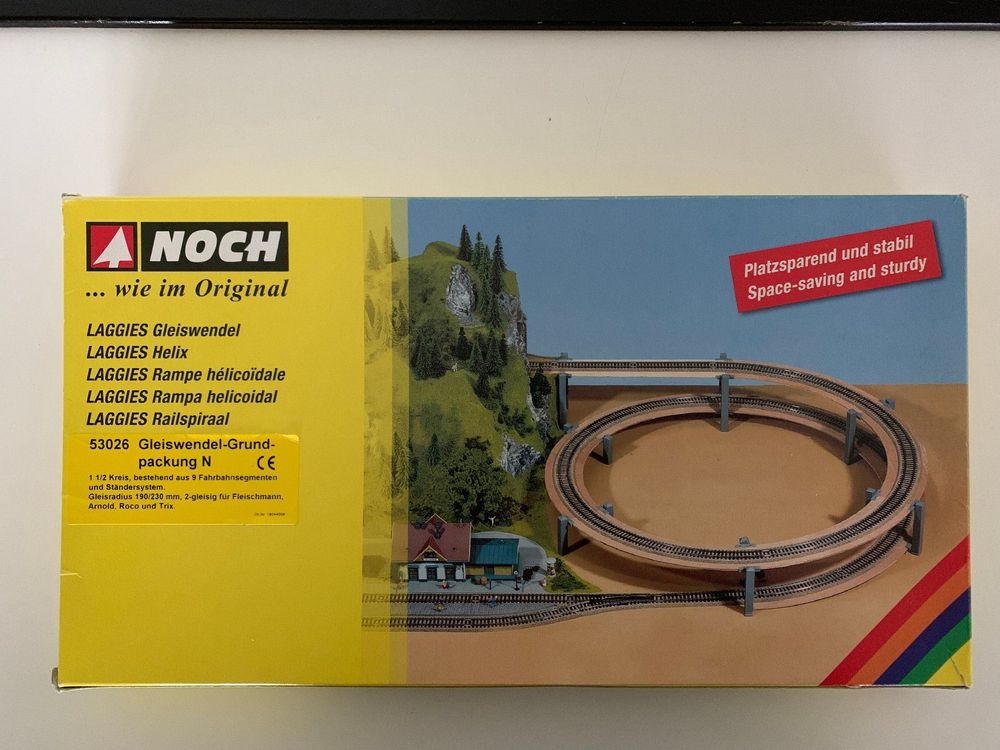 NOCH, LAGGIES Gleiswendel, Spur N (Neu (gemäss Beschreibung)) in ...
