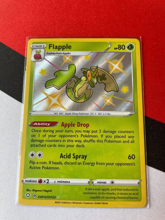 Shiny Flapple - Pokemon Karte | Kaufen auf Ricardo
