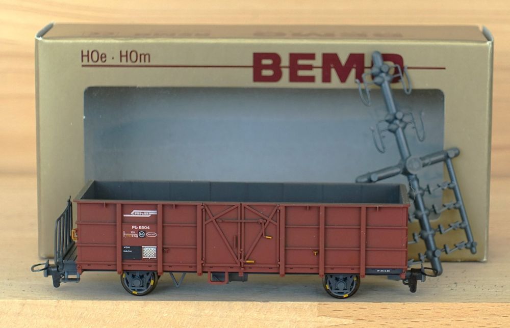 RhB Fb 8502 und 8504, Hochbordwagen. Bemo Art. 2255.172/174 (Gebraucht ...