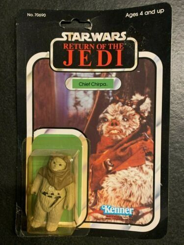 Star Wars Vintage 1983 Chief Chirpa ROTJ Original Card ! (Neuf avec ...