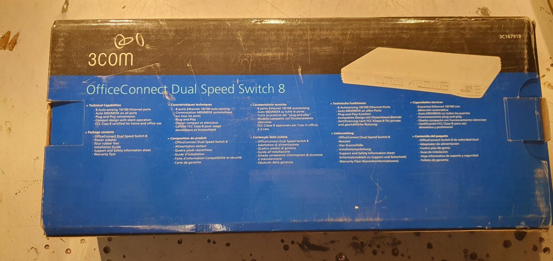 3Com OfficeConnect Dual Speed Switch 8 - Unbenutzt! (Neu und ...