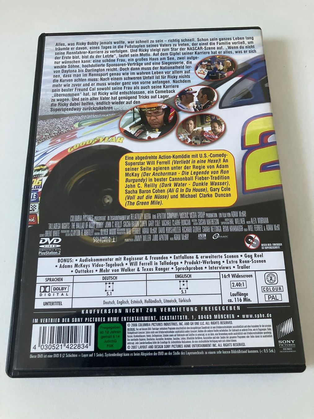 Ricky Bobby - König der Rennfahrer (DVD) Reilly, Ferrel (Gebraucht) in ...