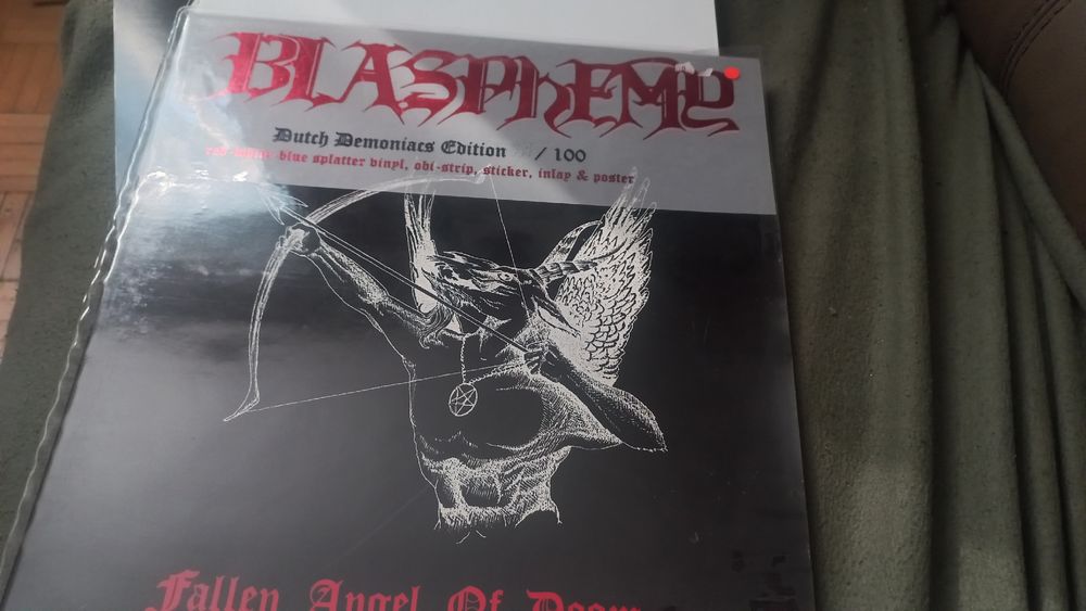 Blasphemy-Fallen Angel...Splatter Vinyl Lp BLACK METAL (Gebraucht) in ...