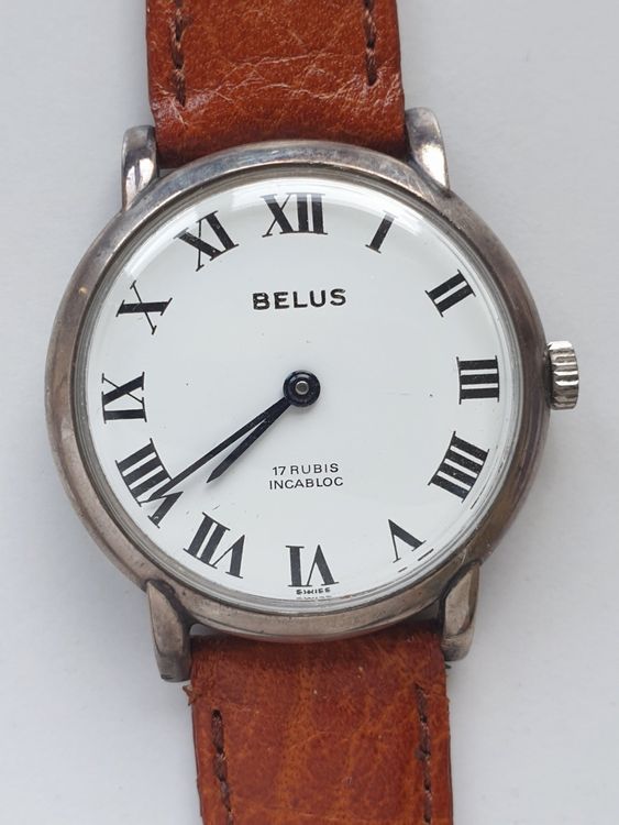 Belus 17 Rubis Incabloc Handaufzug Silber 0.925 (499) | Kaufen auf Ricardo