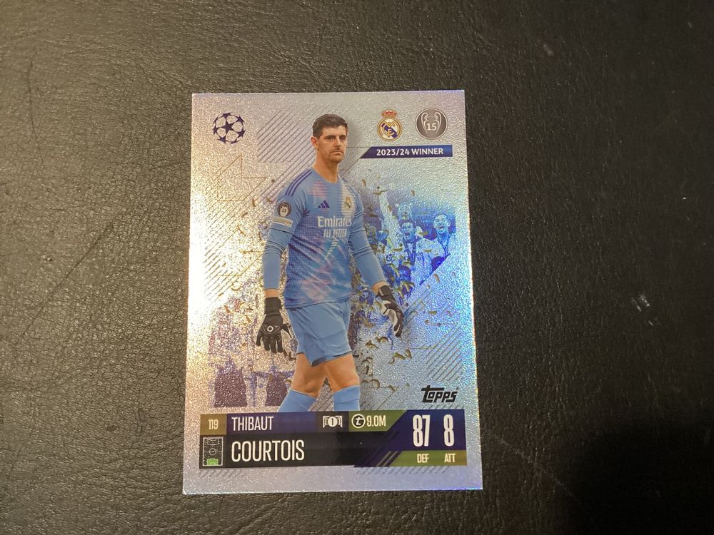 Thibault Courtois - card - match attax - Real Madrid (Gebraucht) in ...