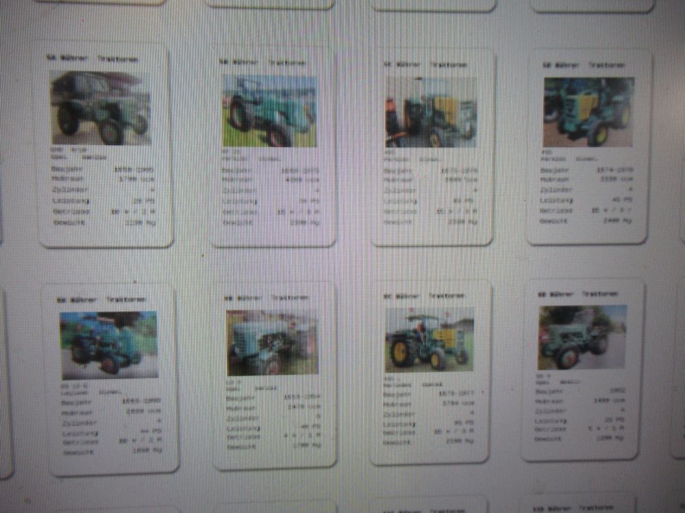 Bührer 1 Traktoren Quartett 52 Karten (Neu und originalverpackt) in Herznach für CHF 32 – mit ...