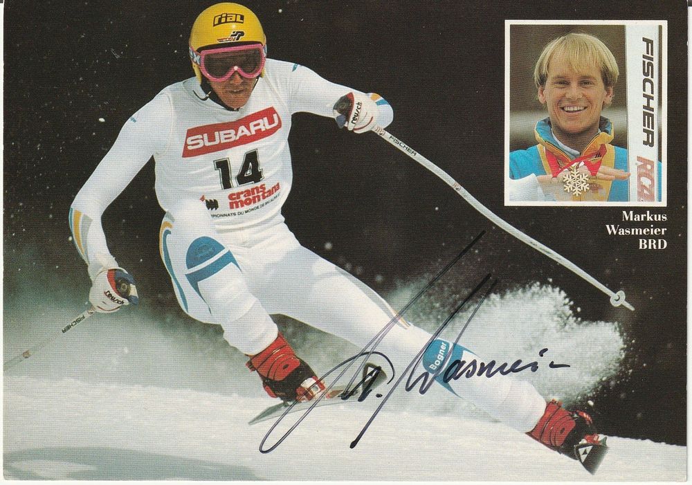 Markus Wasmeier / Originalautogramm (Gebraucht) in für CHF 4.5 – mit ...